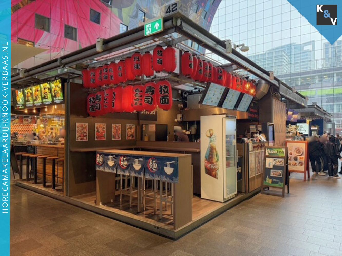 VERKOCHT!! Horecalocatie: Ramen Bar Sensei, gevestigd in de Markthal ...
